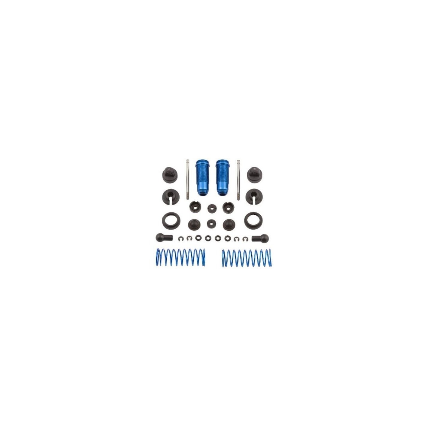 Team Associated - FT Rear Aluminum Shock Kit Blue RC18T