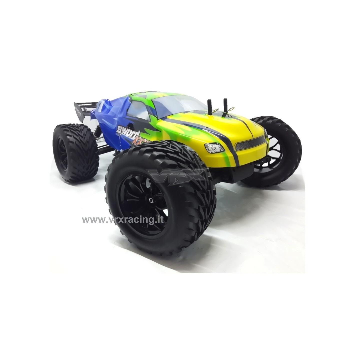 VRX-TRUGGY XXX SWORD 1/10 OFF-ROAD TELAIO METALLO MOTORE RC 550 4WD RTR ...