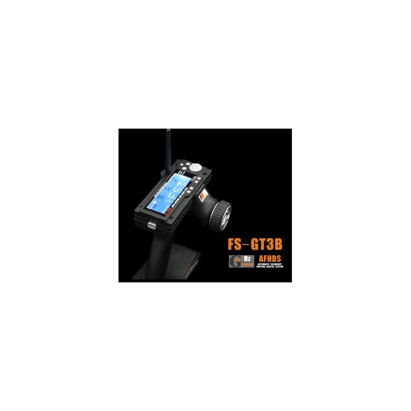 Fly-Sky -Radiocomando TX GT3B CON DISPLAY 3CH (2,4G) Con Ricevente GT3B ...