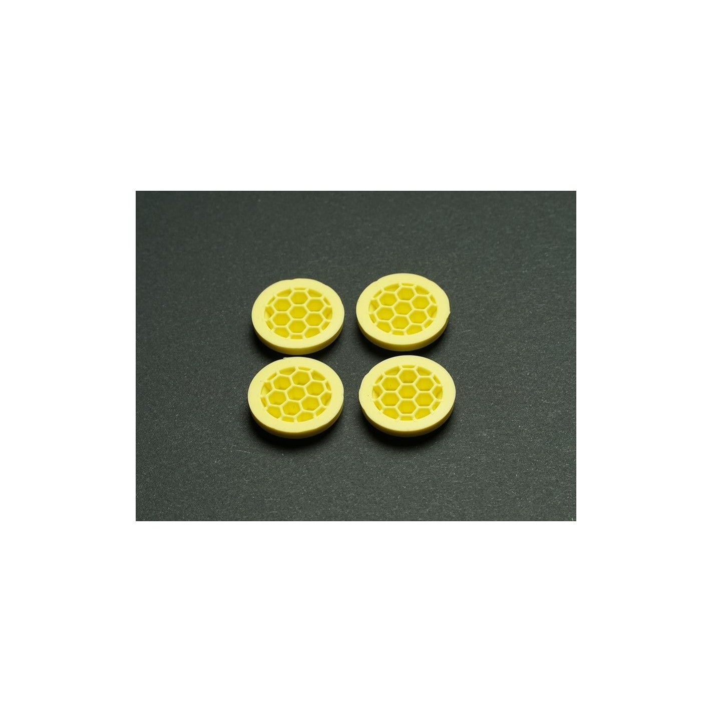 Ricambi WRC RC CAR SHOCK RUBBER MEMBRANE CELL YELLOW (SOFT) 100112S