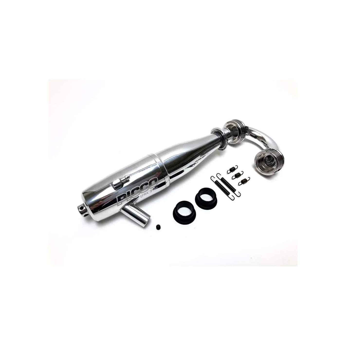 Picco - Kit Marmitta con Collettore EFRA 2166 lucida Off road